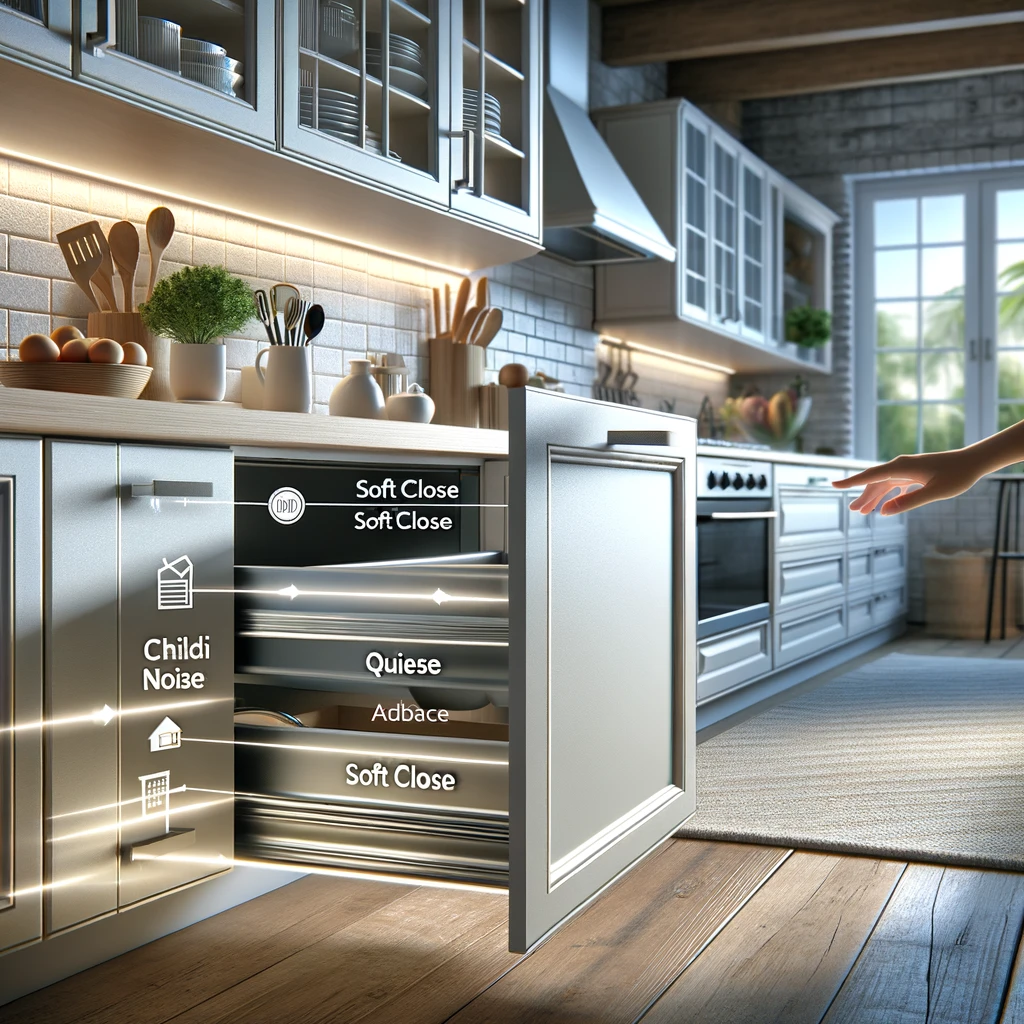 Soft Close Cabinets: Enhancing Kitchen Tranquility & Durability